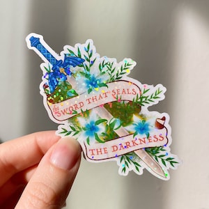 Master Sword Holographic Vinyl Sticker | Link Inspired Fantasy Sword ...