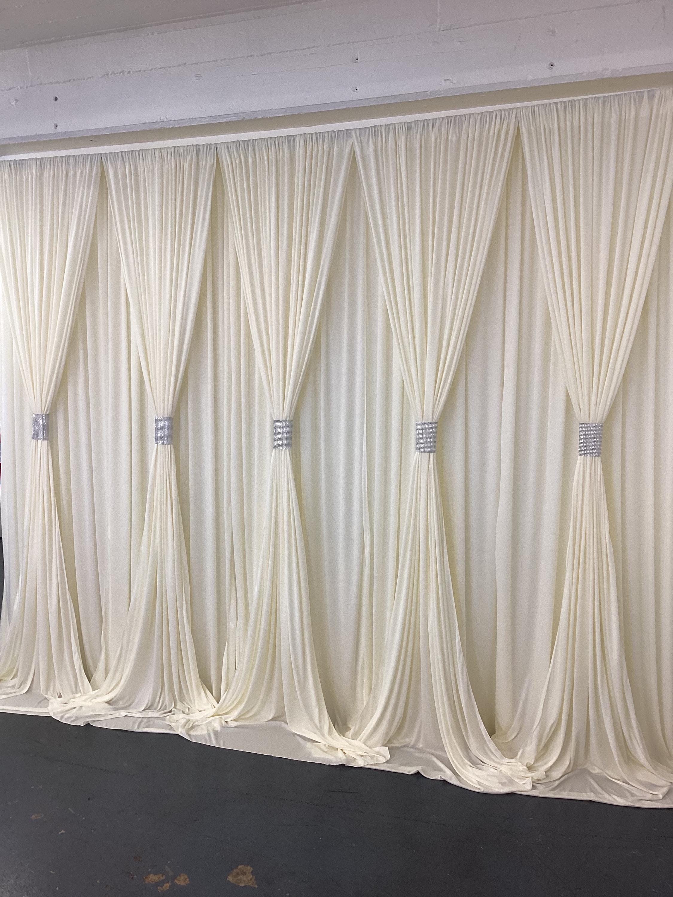 Ivory Backdrop Decoration Set , Wedding Decoration Backdrop 10’W X 9’H ...