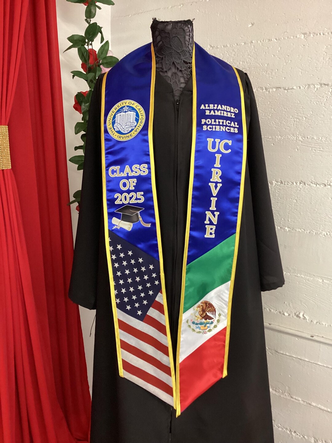 Graduation Stoles, Custom Graduation Sashes, Vinyl Heat Press ...