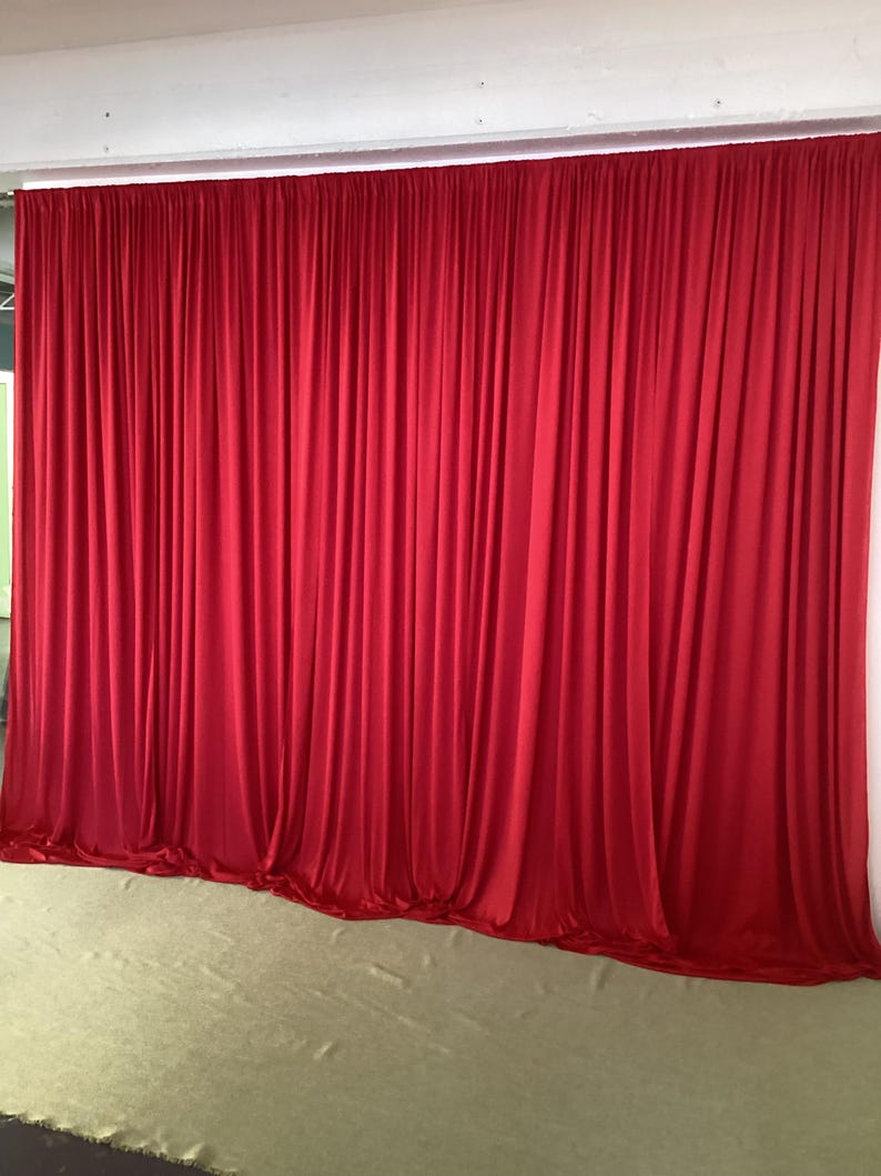 Backdrop Decoration Set , Red Curtains Curtains, Backdrop 10W X 9H ...