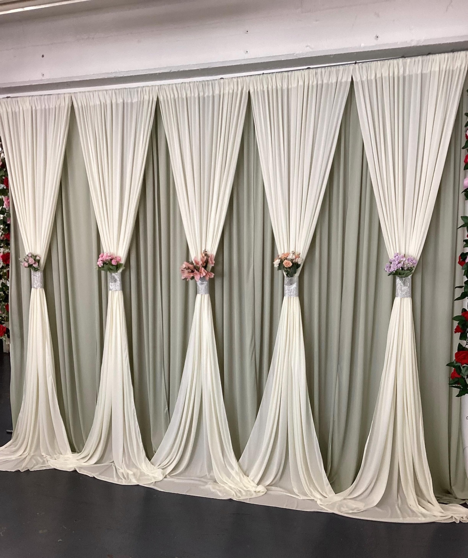 Event Backdrop Decoration Set , Wedding Decoration Backdrop 10’W X 9’H ...