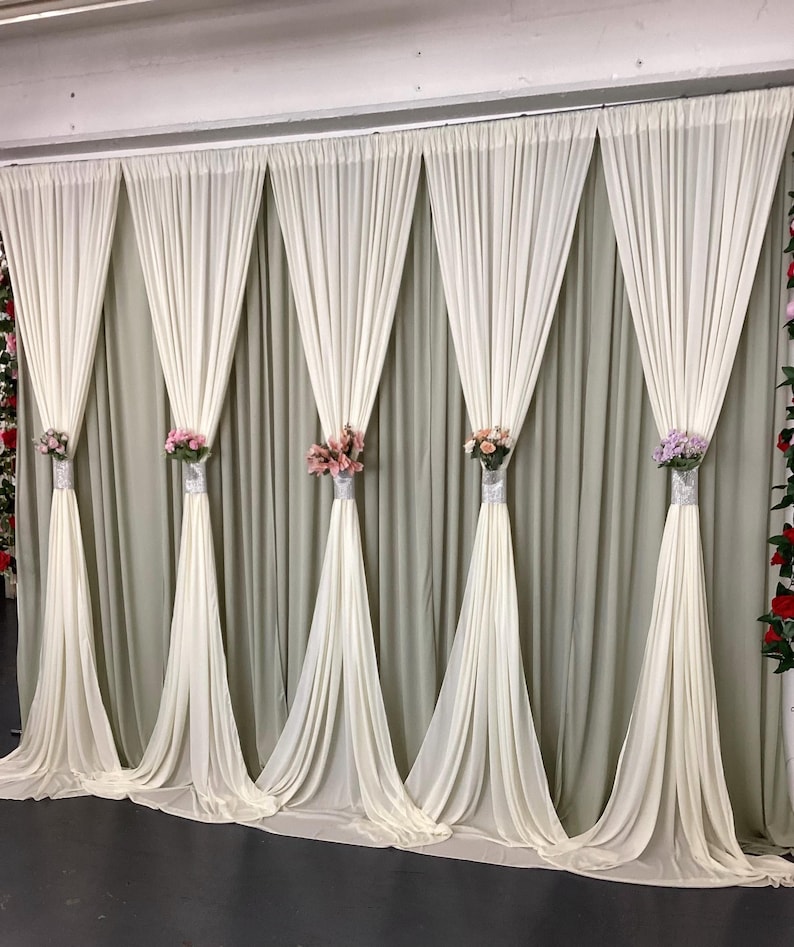 Event Backdrop Decoration Set , Wedding Decoration Backdrop 10’W X 9’H ...