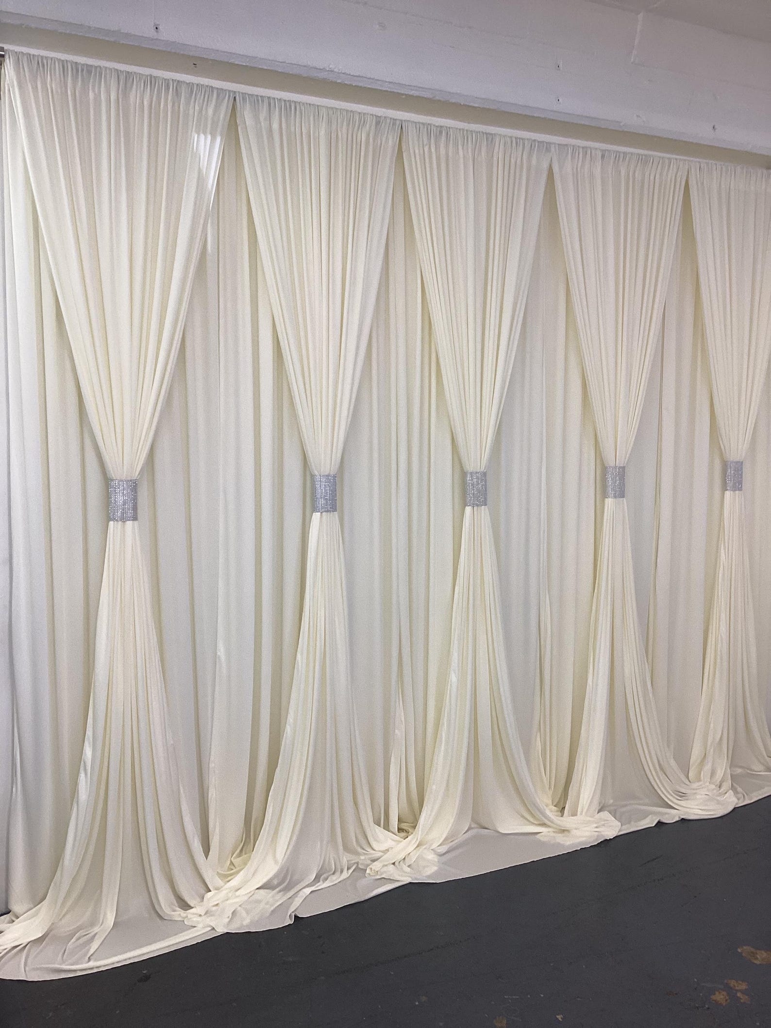Ivory Backdrop Decoration Set , Wedding Decoration Backdrop 10’W X 9’H ...