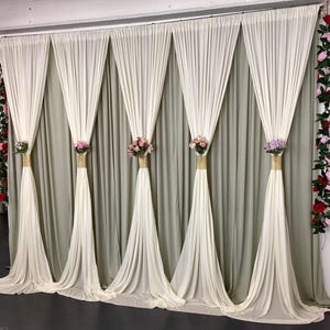 Event Backdrop Decoration Set , Wedding Decoration Backdrop 10’W X 10’H ...