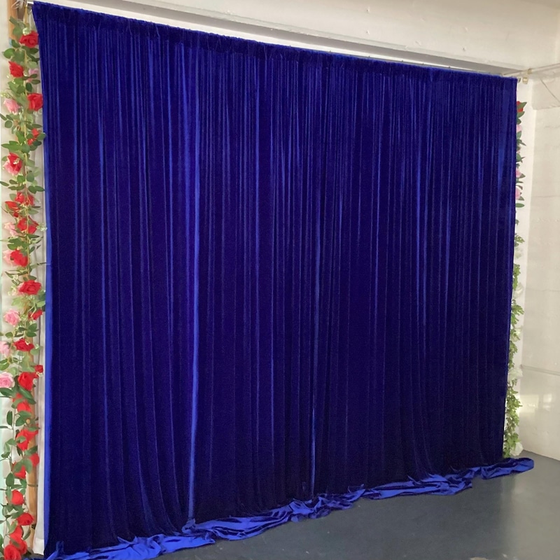 Pink Blue Red Curtains - Etsy