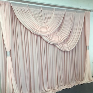 Wedding Backdrop Set ,blush Pink Backdrop Decoration Set , Event ...