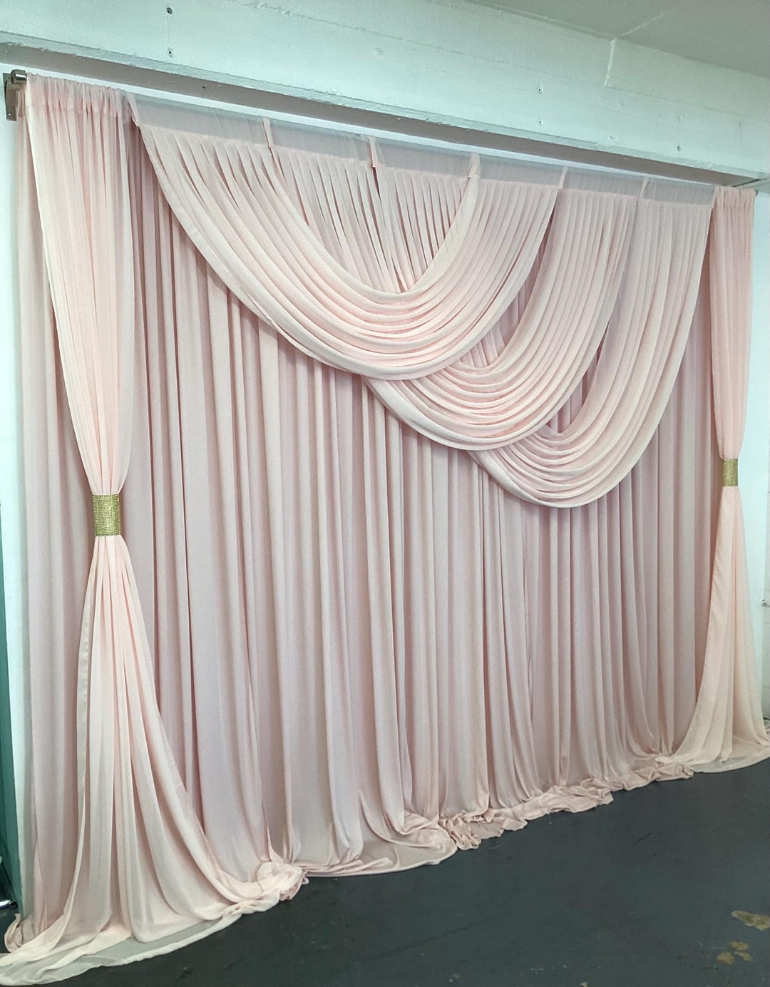 Wedding Backdrop Set ,blush Pink Backdrop Decoration Set , Event ...