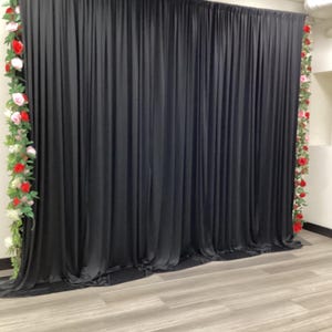 Black Backdrop Decoration Set , Backdrop Decor for Graduation 10’W X 9 ...
