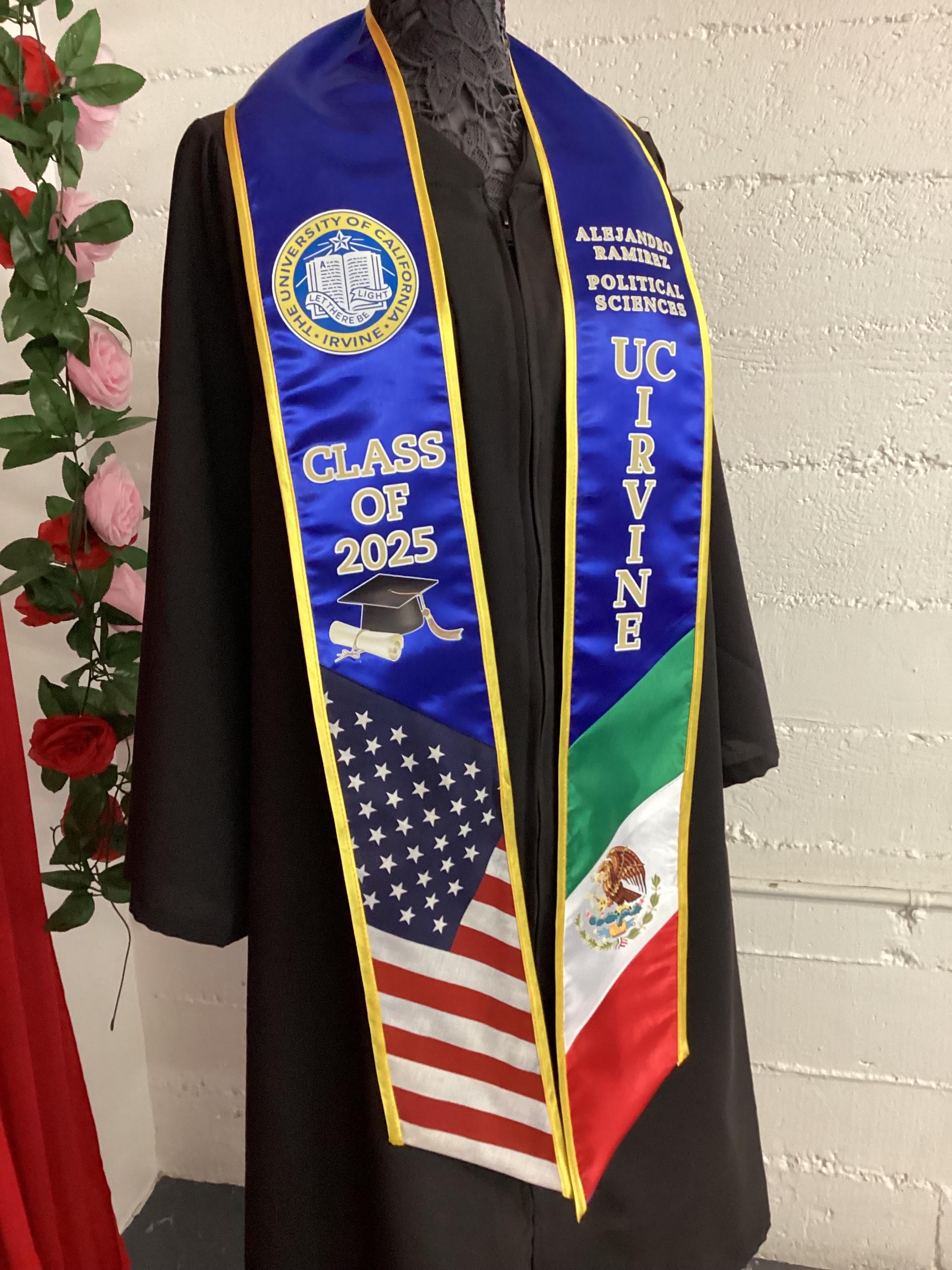 Graduation Stoles, Custom Graduation Sashes, Vinyl Heat Press ...