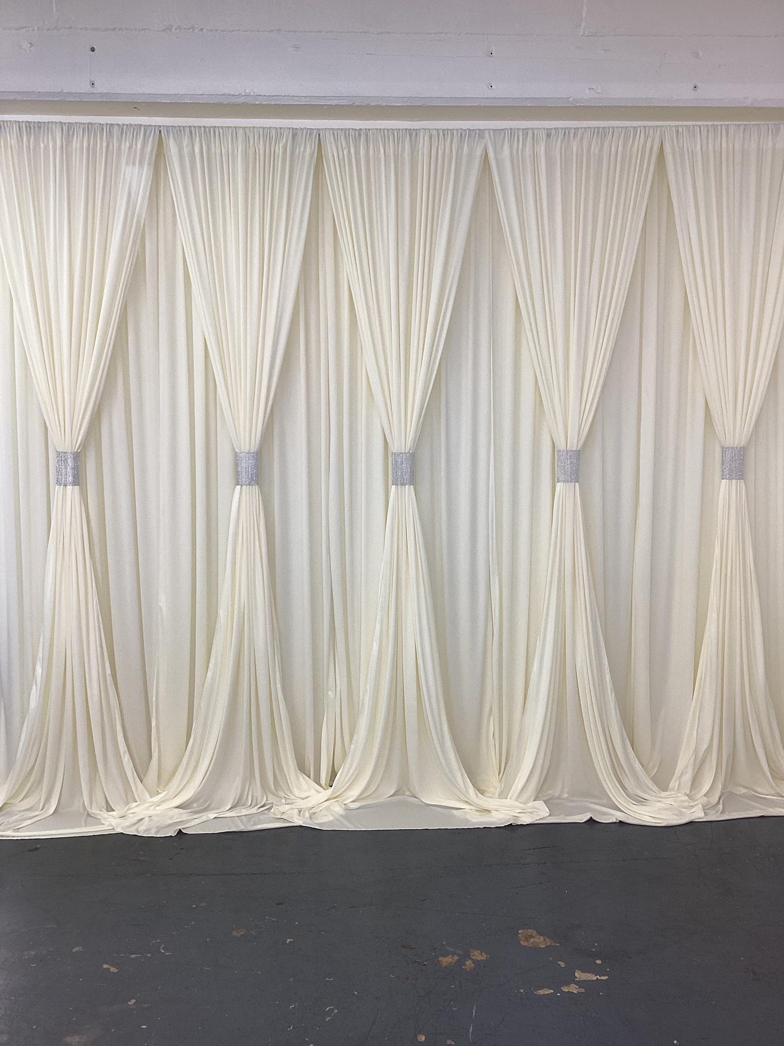 Ivory Backdrop Decoration Set , Wedding Decoration Backdrop 10’W X 9’H ...
