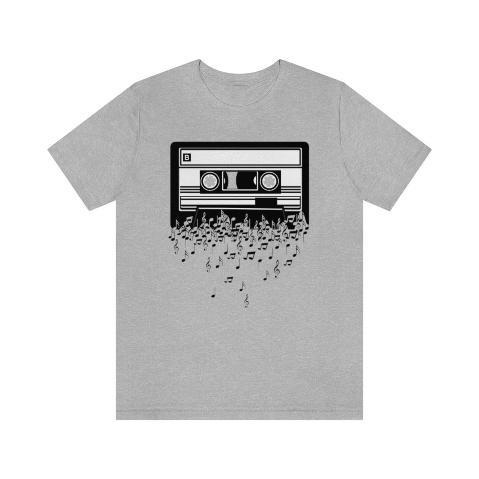 Cassette Tape Shirt, Music Notes Shirt, Music Shirt, Tshirt, Music ...