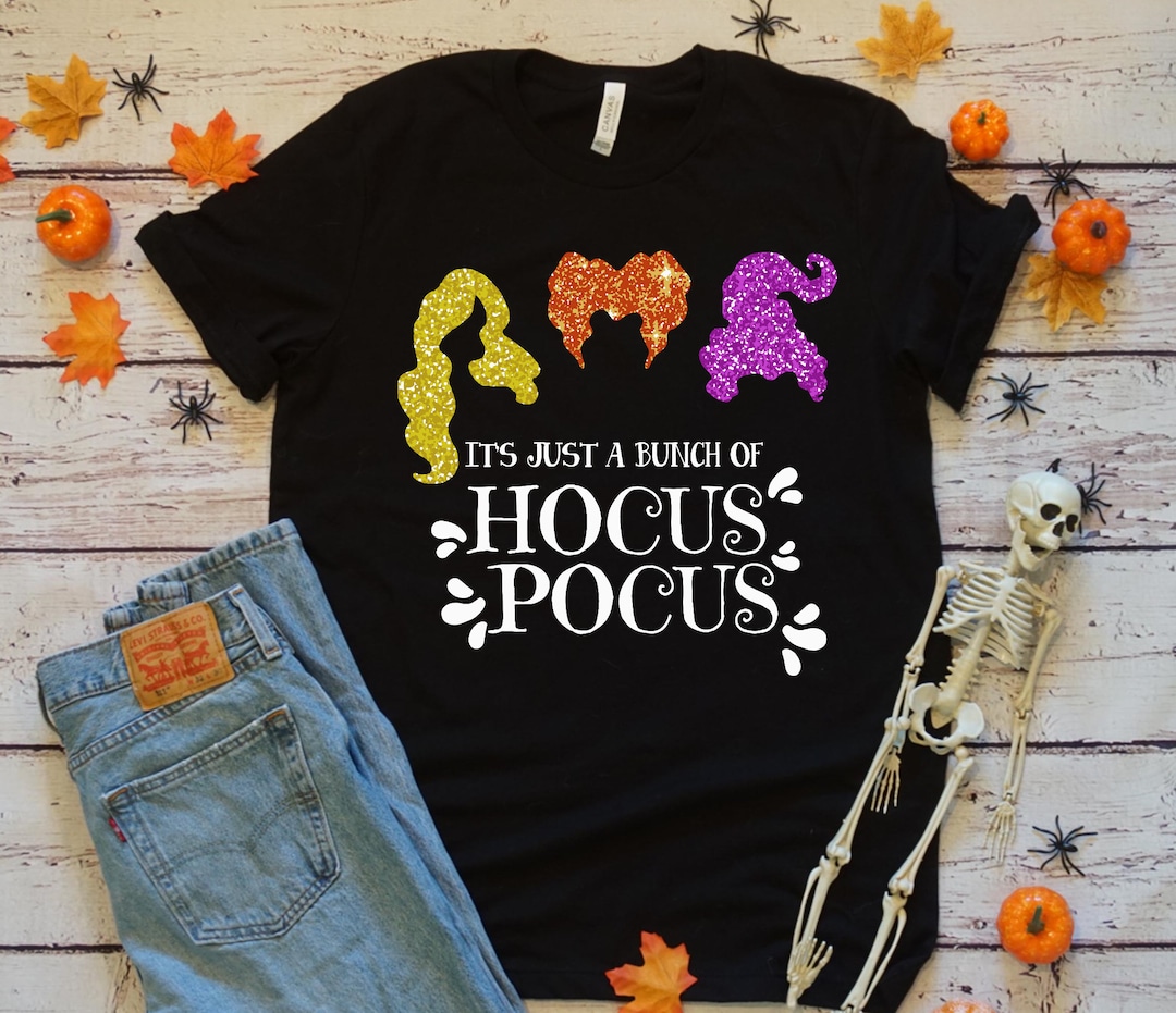 Hocus Pocus, Hocus Pocus Shirt, Halloween Shirt, Unisex Jersey Short ...