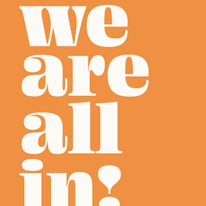We're All In! Downloadable Print - Etsy