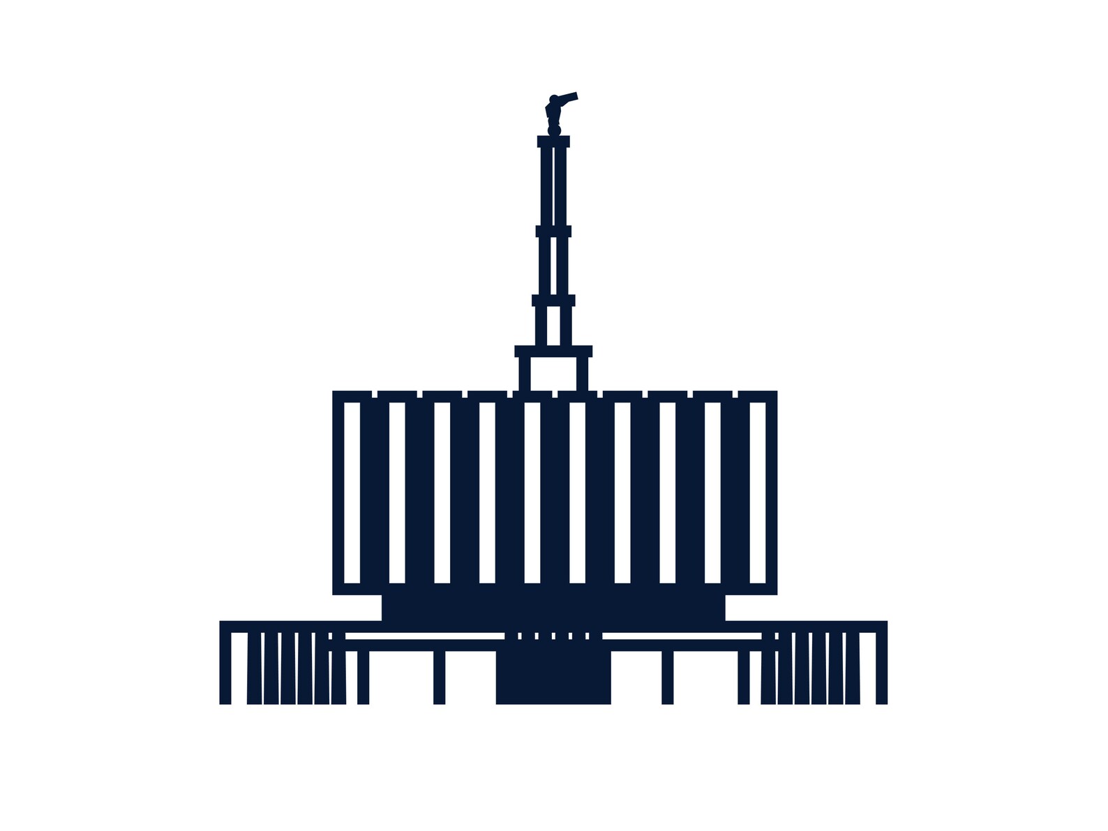 Provo Utah Temple Vector Downloadable File (SVG, EPS) - Etsy
