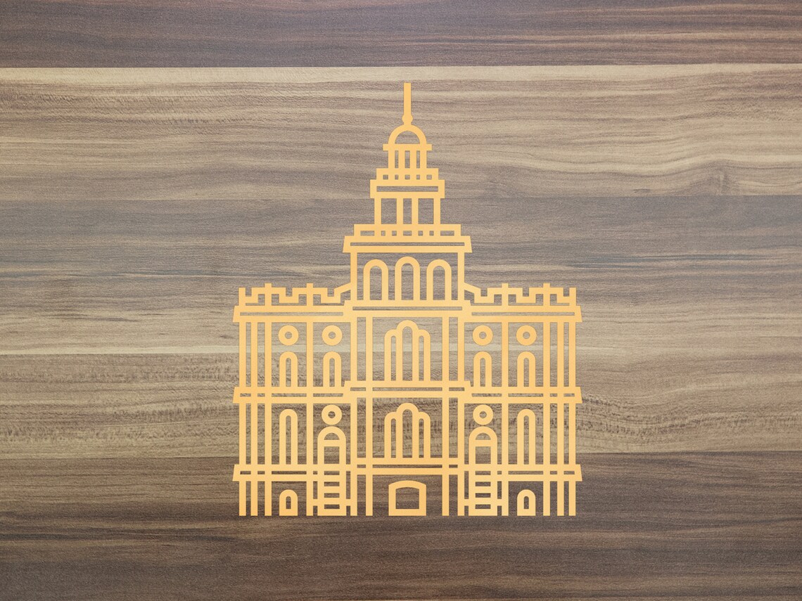 St. George Utah Temple Vector Downloadable File (SVG, EPS) - Etsy