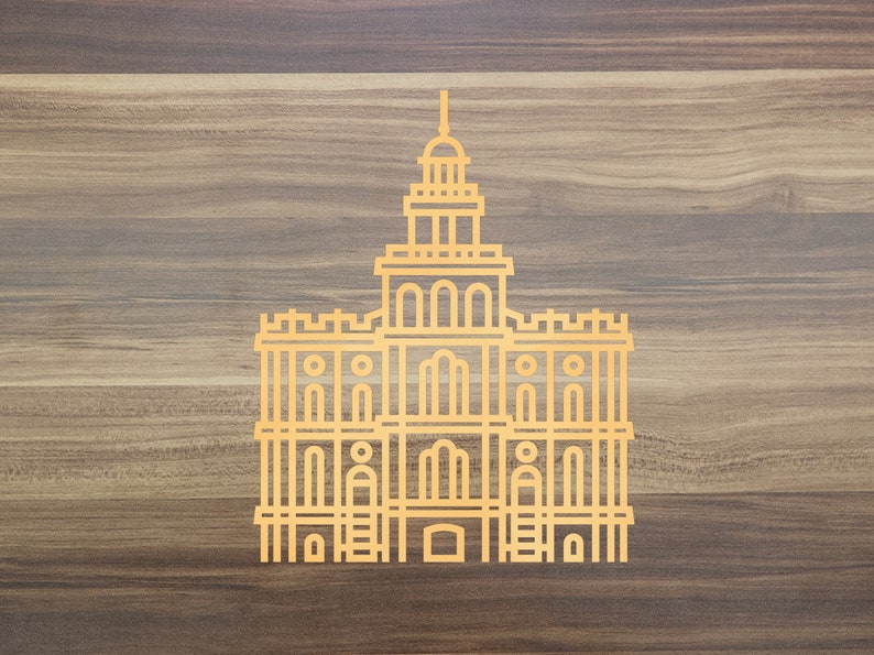 St. George Utah Temple Vector Downloadable File (SVG, EPS) - Etsy