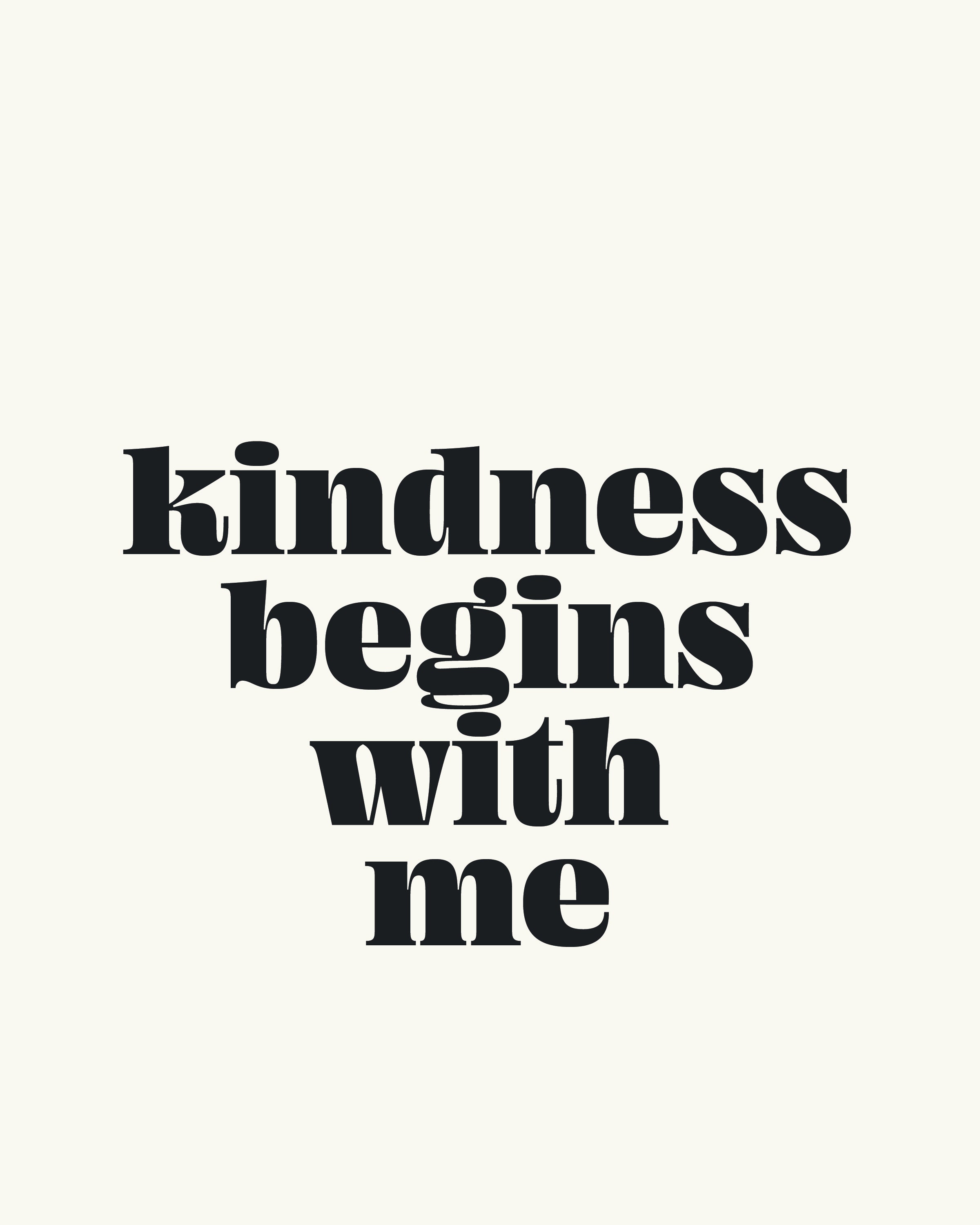 Kindness Begins With Me LDS Primary Song Quote Downloadable Print - Etsy