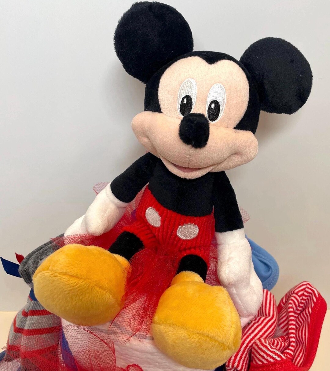 Micky Mouse Diaper Cake, Diaper Cake, Baby Shower Gifts, Baby Shower ...