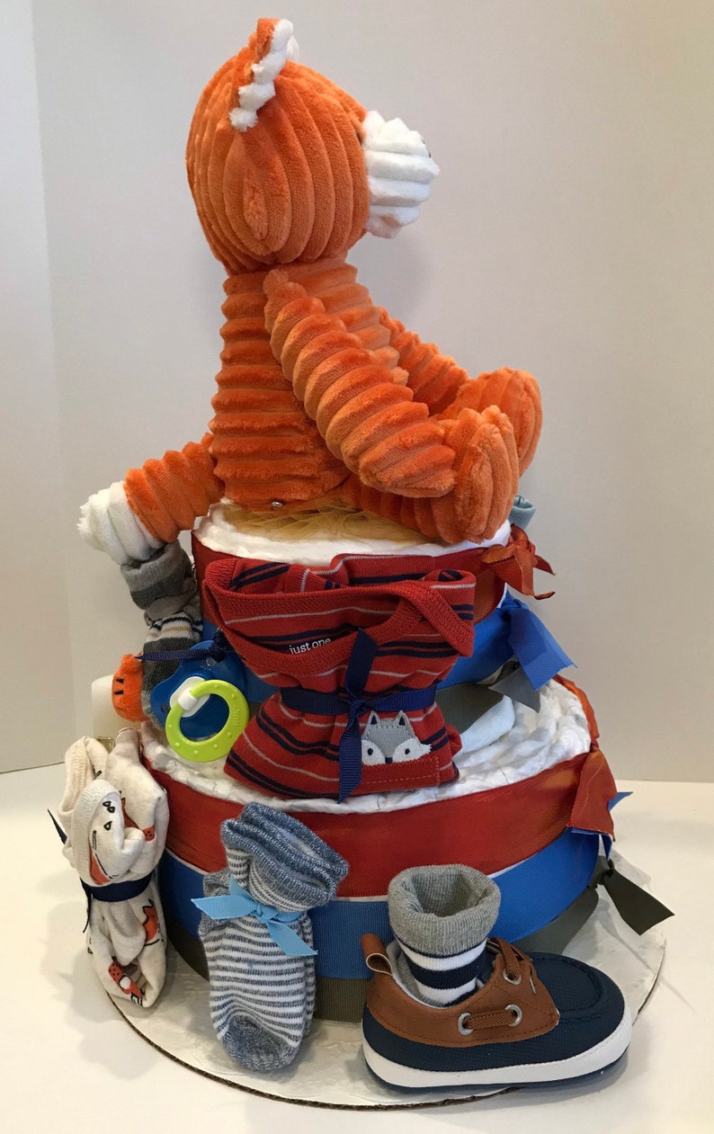 Fox Diaper Cake - Etsy