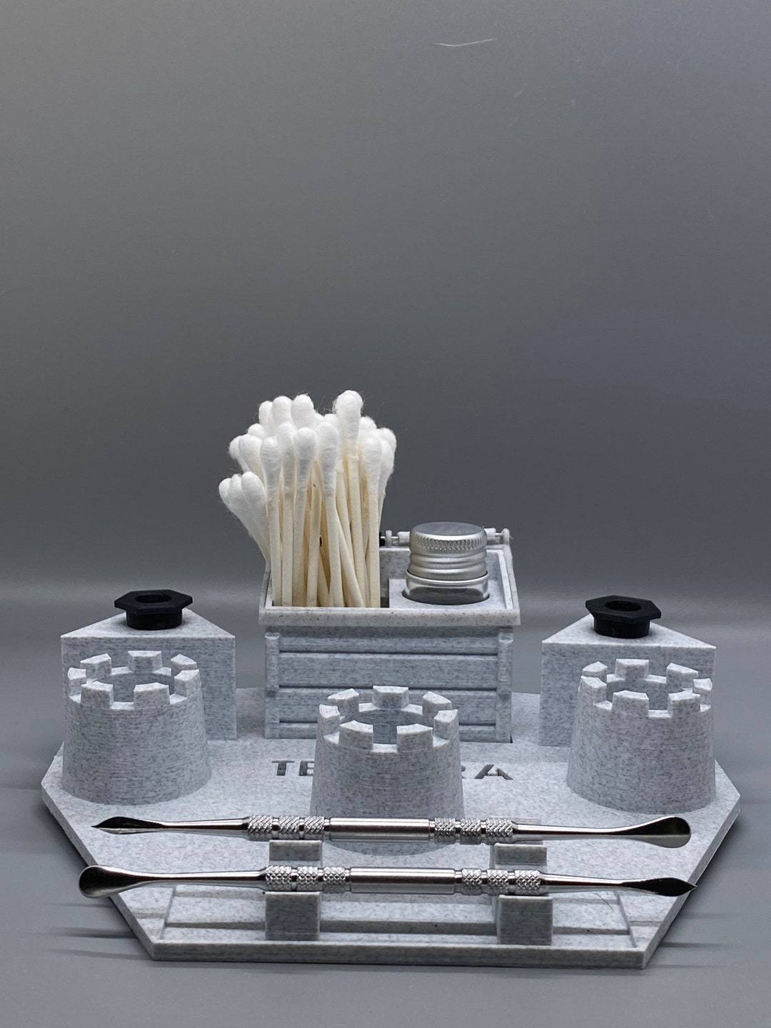 Techtra Dab Station by TECHTRA3D Marble Dab Storage and Organization ...