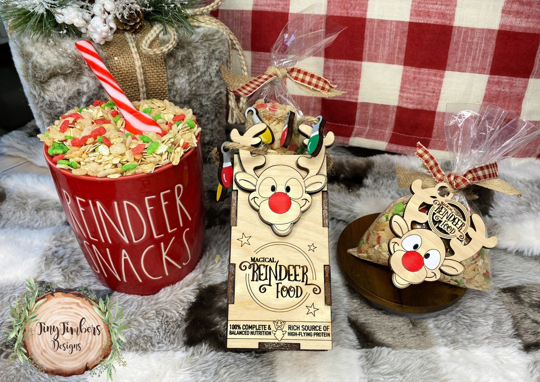 Magic Reindeer Food Box or Reindeer Snack Bag\christmas Ornament - Etsy