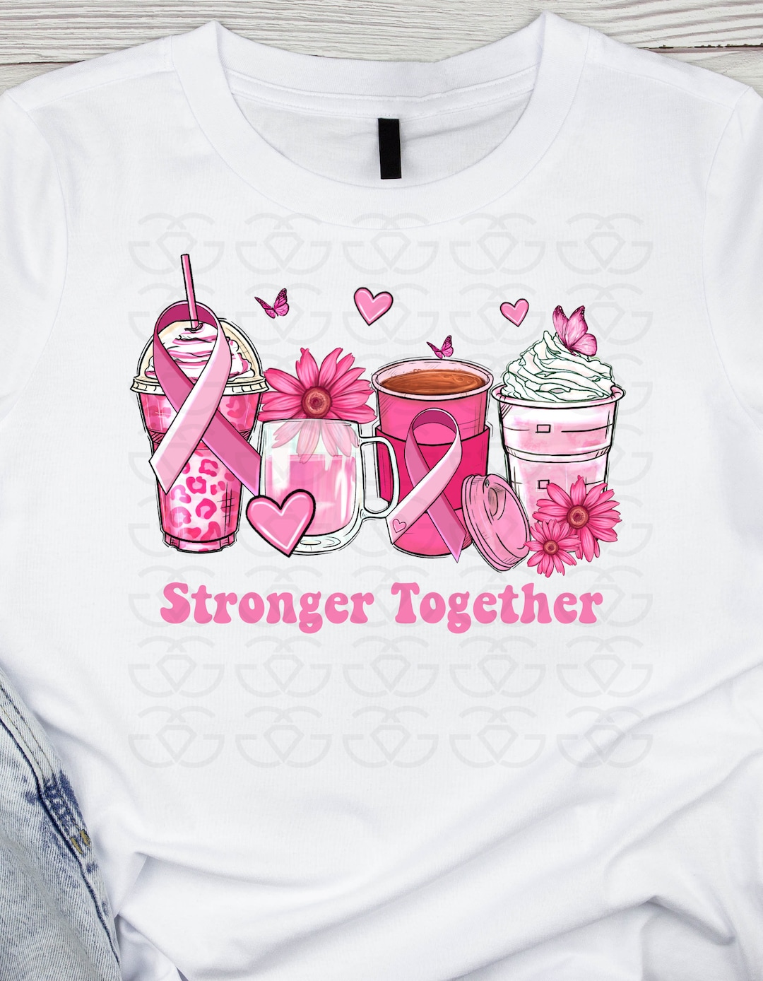 Stronger Together Breast Cancer Awareness - Etsy