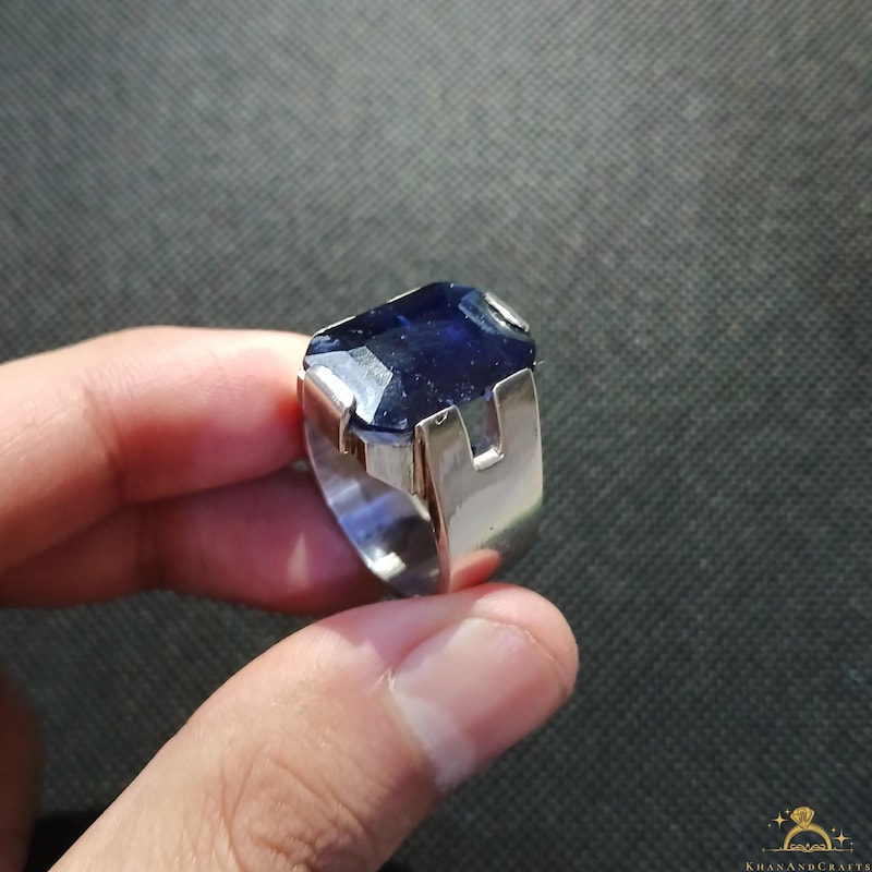 Neelam Rings for Men - Etsy