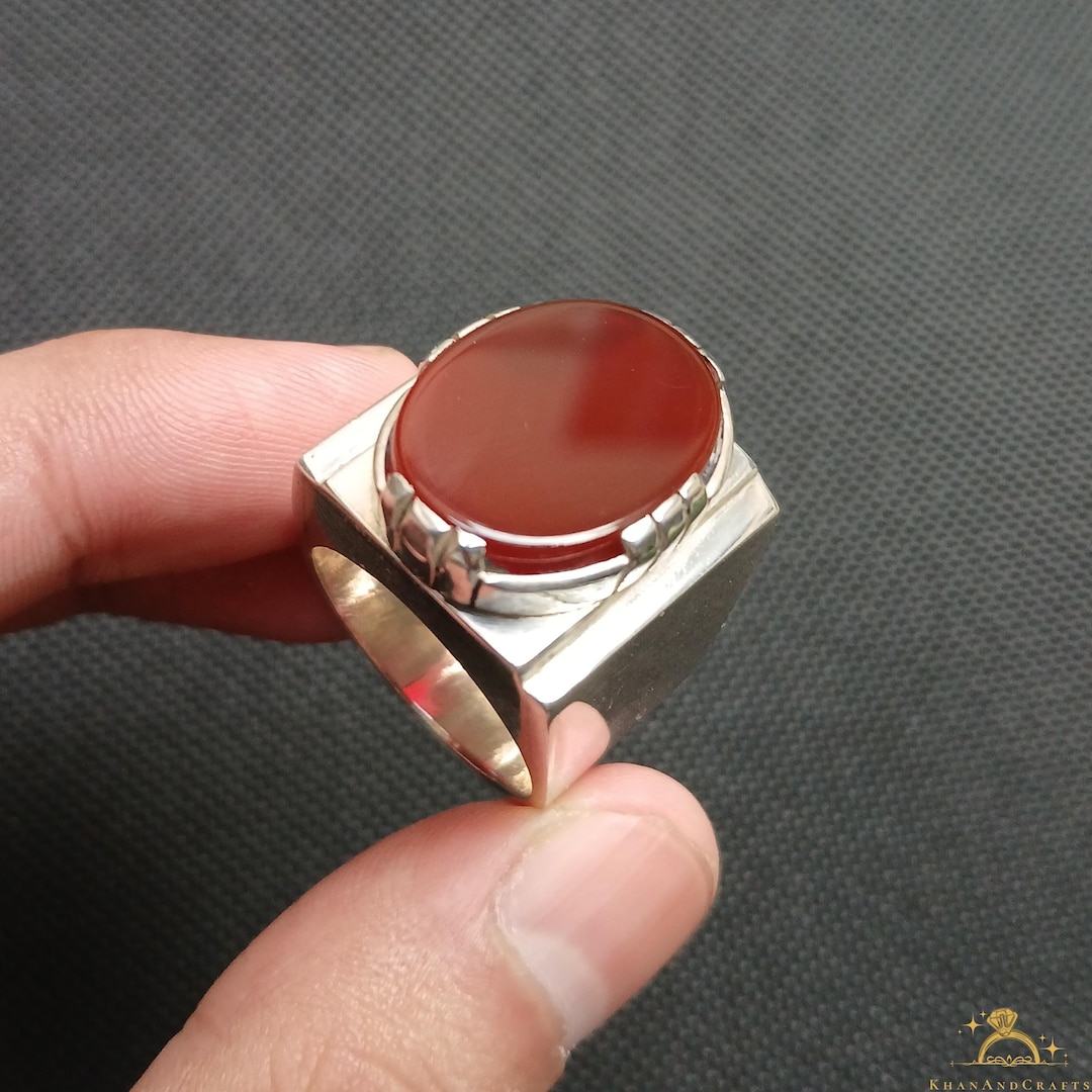 Ali Shanawar Famous Shia Noha Khuwan Ring Design Handmade Yemeni Aqeeq ...