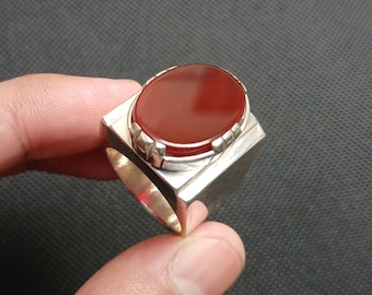 Famous Shia Noha Khuwan Ali Shanawar Ring Design Handmade Yemeni Aqeeq ...
