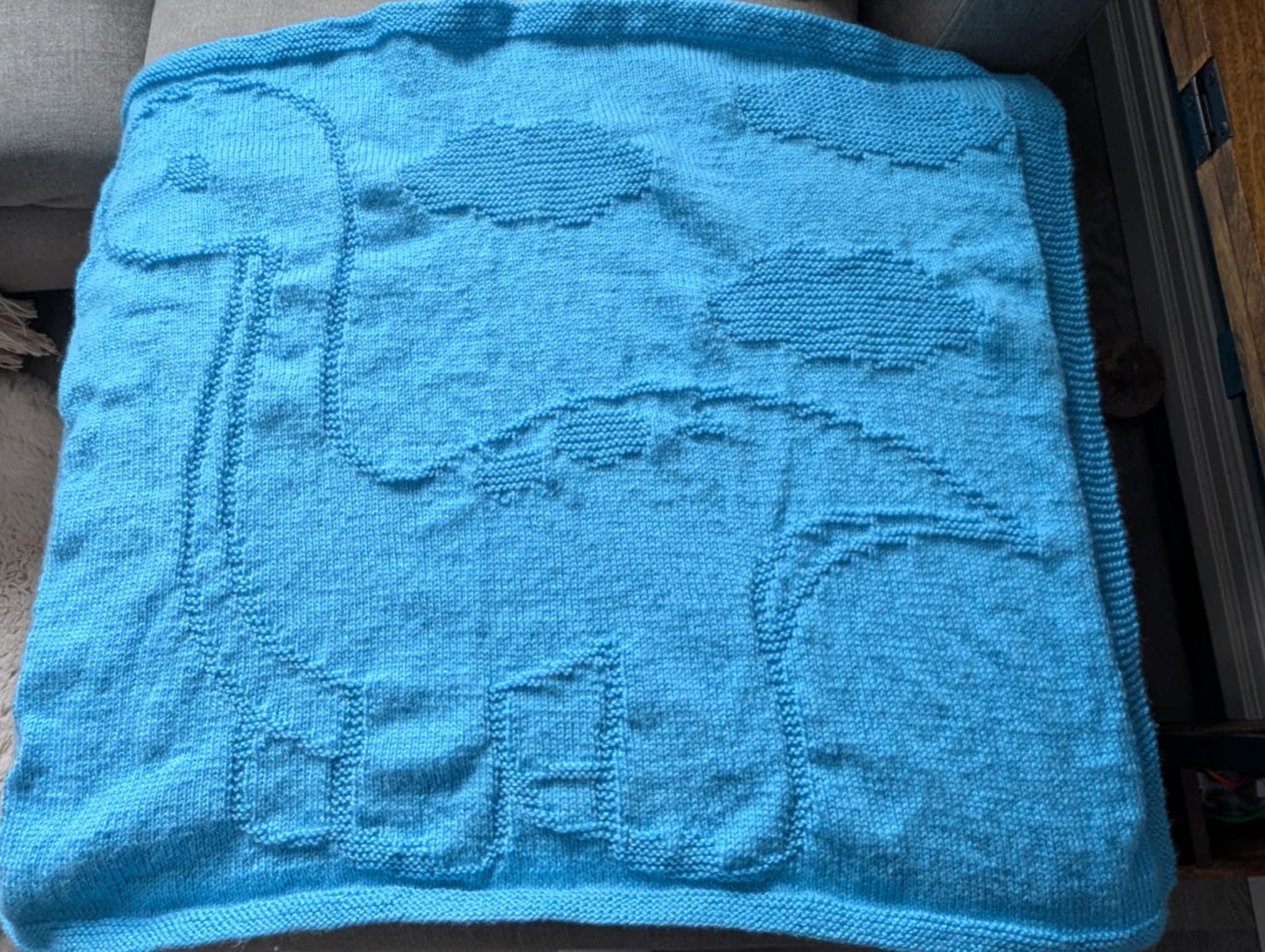 Bronto Cloud Baby Blanket Knitting Pattern - Etsy