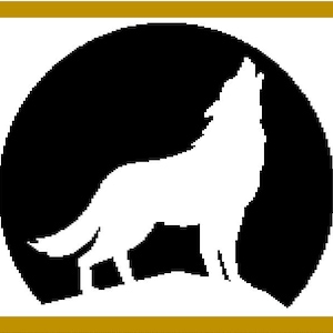 Howling Wolf Baby Blanket Knitting Pattern - Etsy