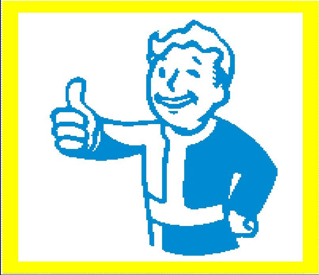 Vault Boy Baby Blanket Knitting Pattern - Etsy