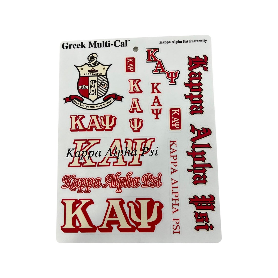 Kappa Alpha Psi Multi Greek Decal Sticker - Kappa Alpha Psi - Divine 9 ...