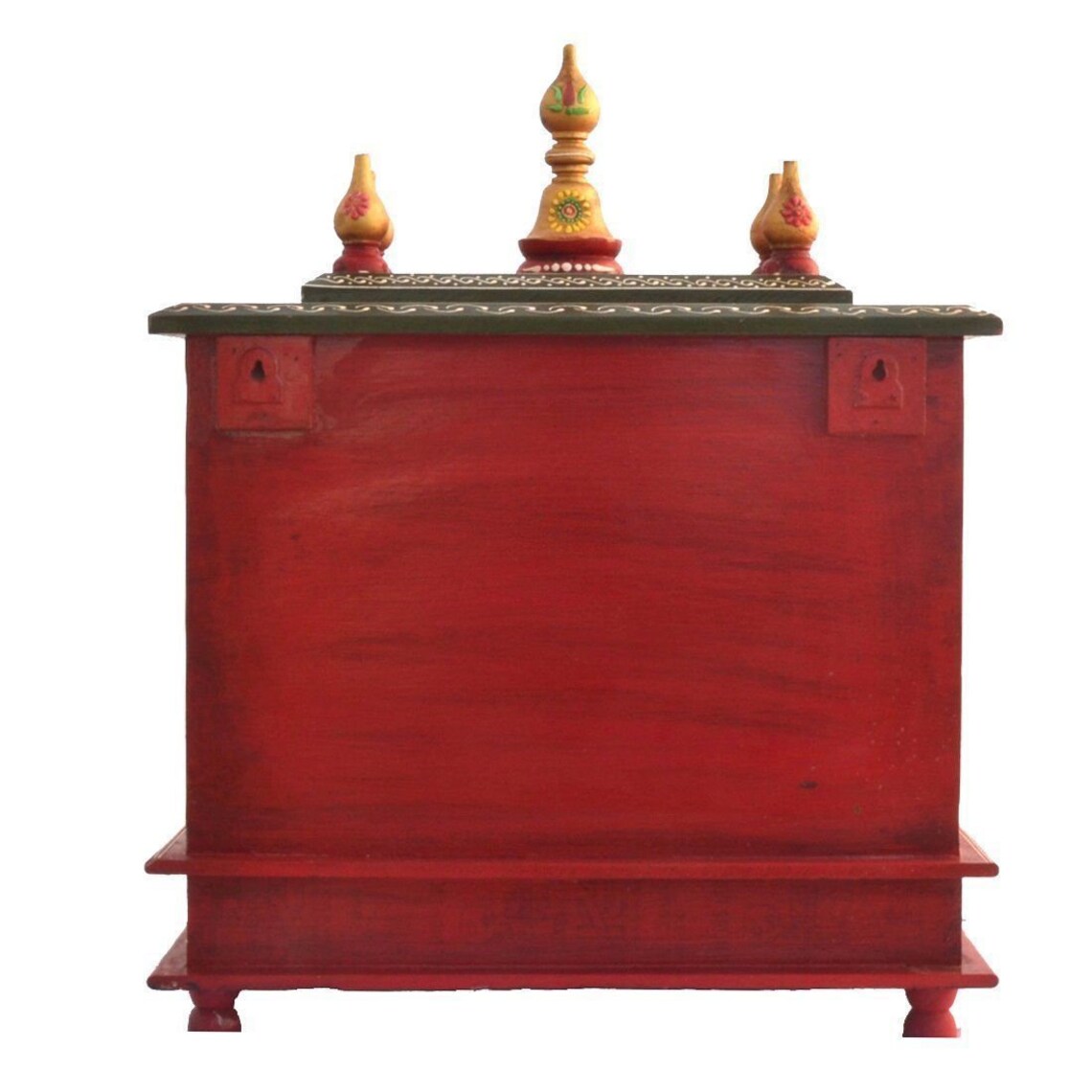 Handcrafted Wooden Pooja Temple: Wall Hanging God Mandap - Etsy