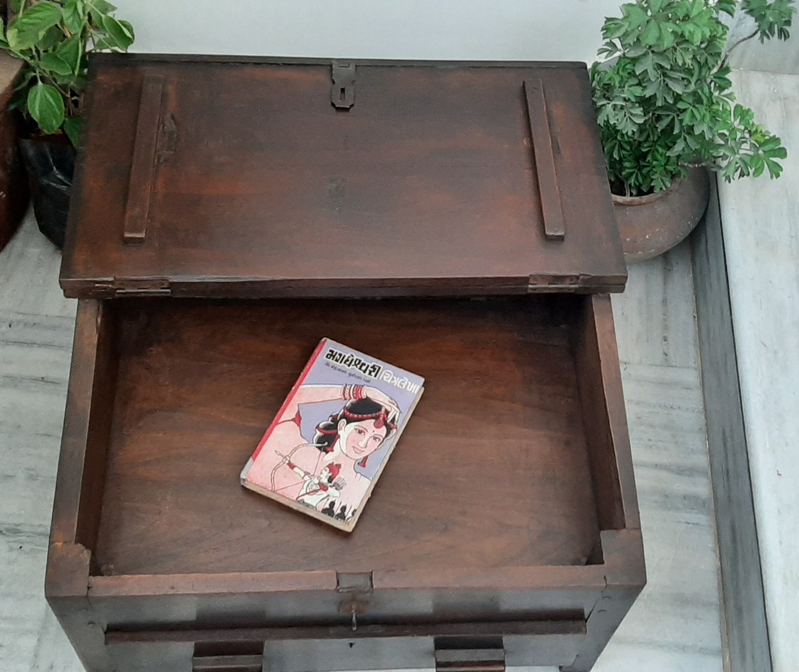 Antique Wooden Writing Desk/handmade Desk With Drawer/wooden - Etsy