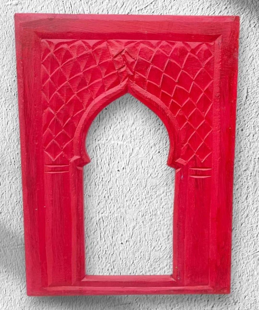 Miniature Window Frame/vintage Small Window/hand Painted Mehrab ...