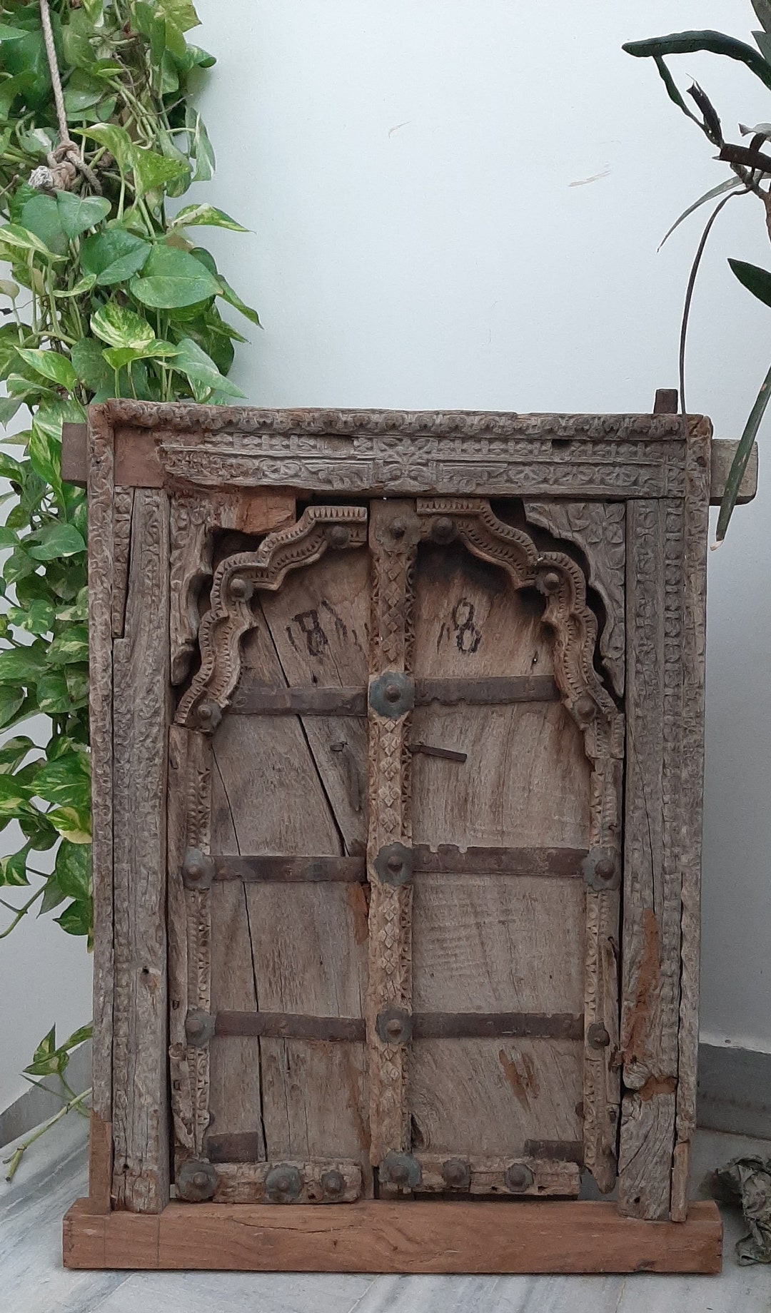 Rustic Beauty:old Condition Distressed Window Wall Decor/antique Window ...