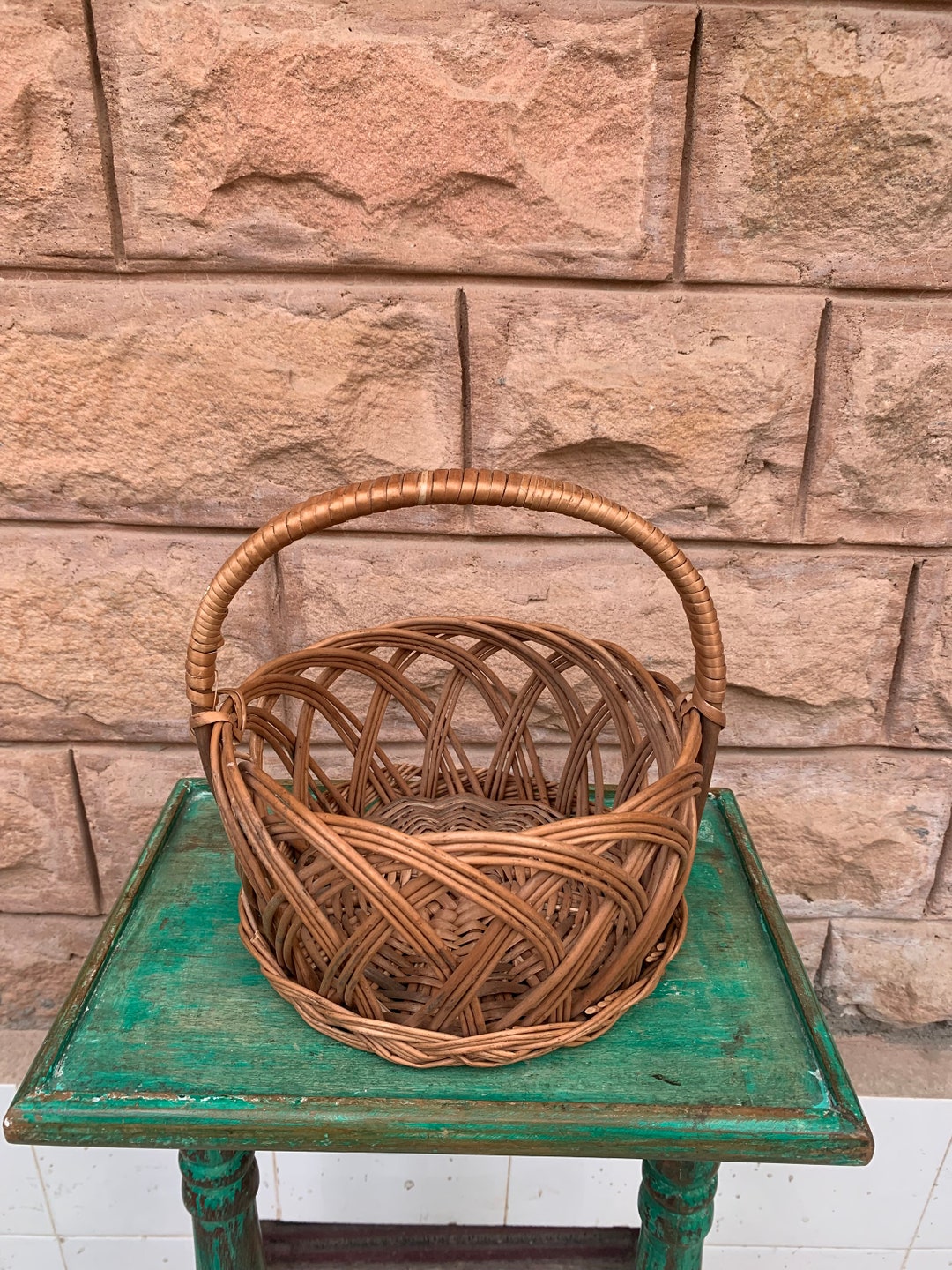 Round Jali Deep Cane Bamboo Fruit Multipurpose Handmade Eco Friendly ...