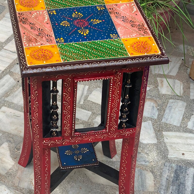 Hand Painted Table - Etsy