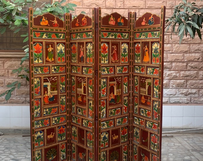 Handmade Primitive Room Divider / Movable Wall / Screen Made From ...
