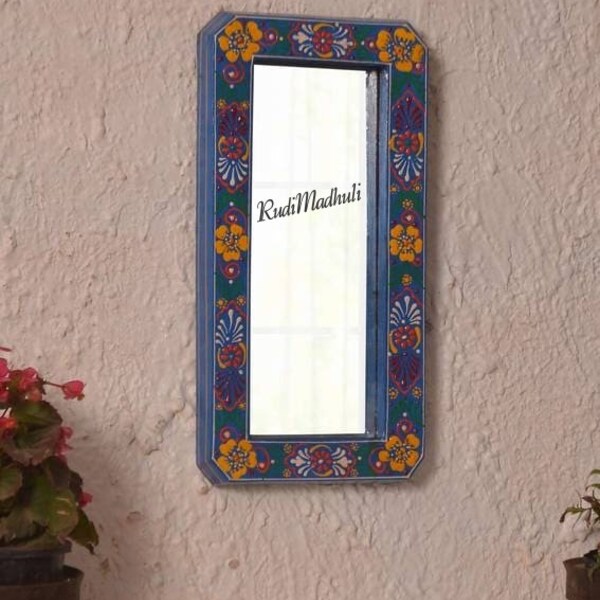 Hand Painted Mirror - Etsy