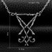 The Lucifer Satanic Movie Theme Chain Necklace Unisex Jewellery Fashion ...