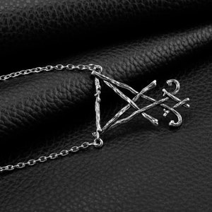 The Lucifer Satanic Movie Theme Chain Necklace Unisex Jewellery Fashion ...
