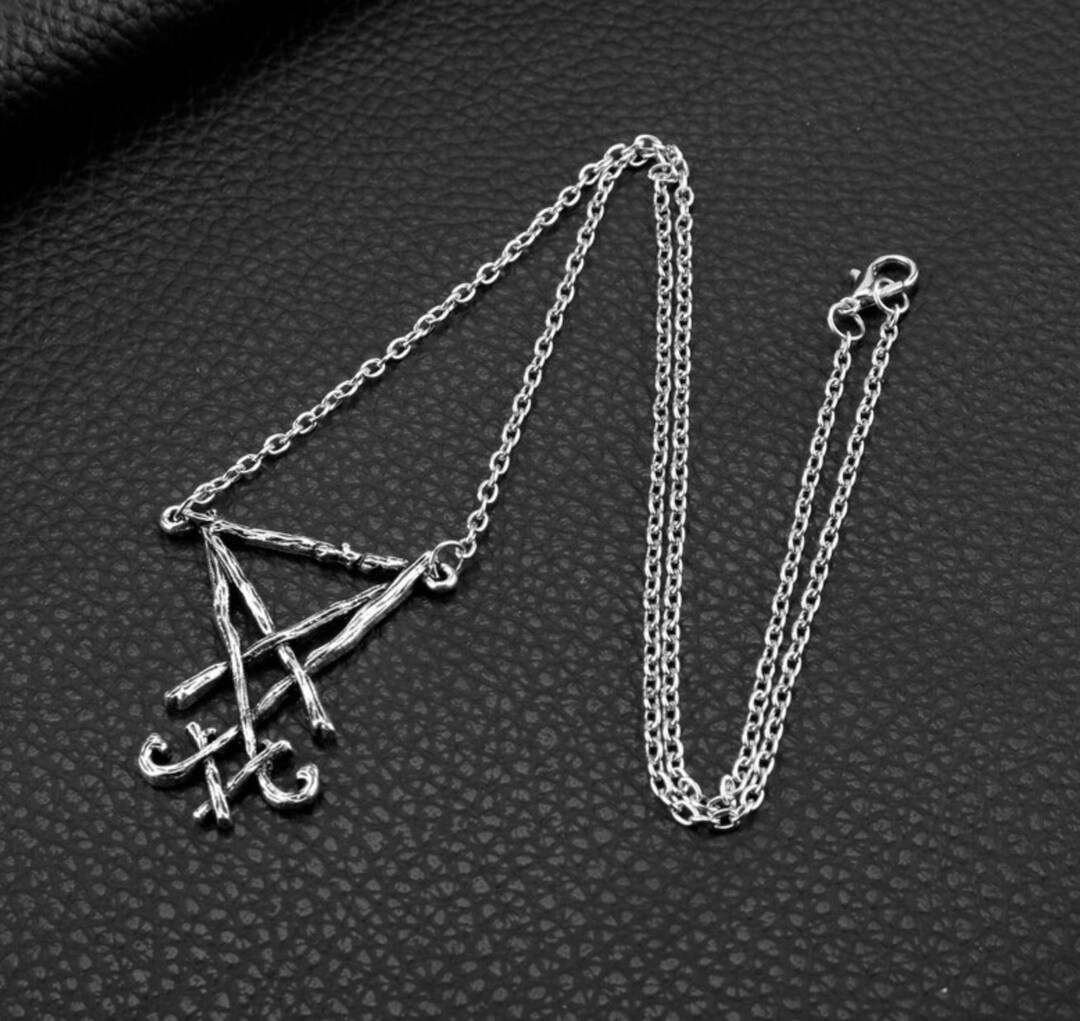 The Lucifer Satanic Movie Theme Chain Necklace Unisex Jewellery Fashion ...
