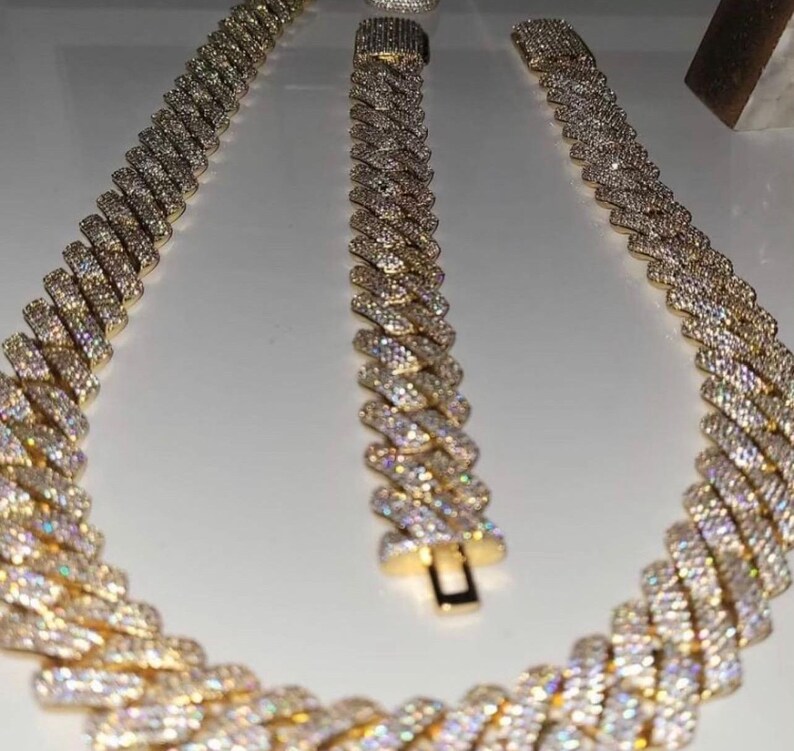 20mm Gold Iced Out Set - Etsy