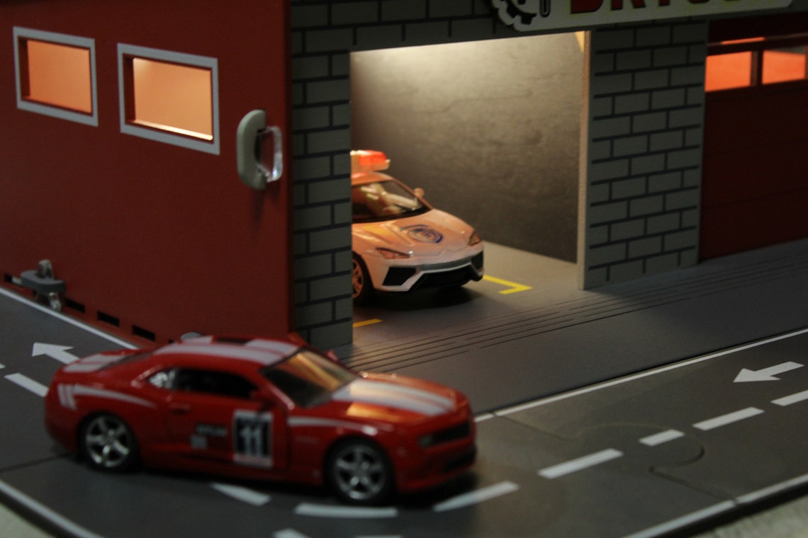 Toy Garage With Sectional Roll-up Doors and Garage Door Opener - Etsy