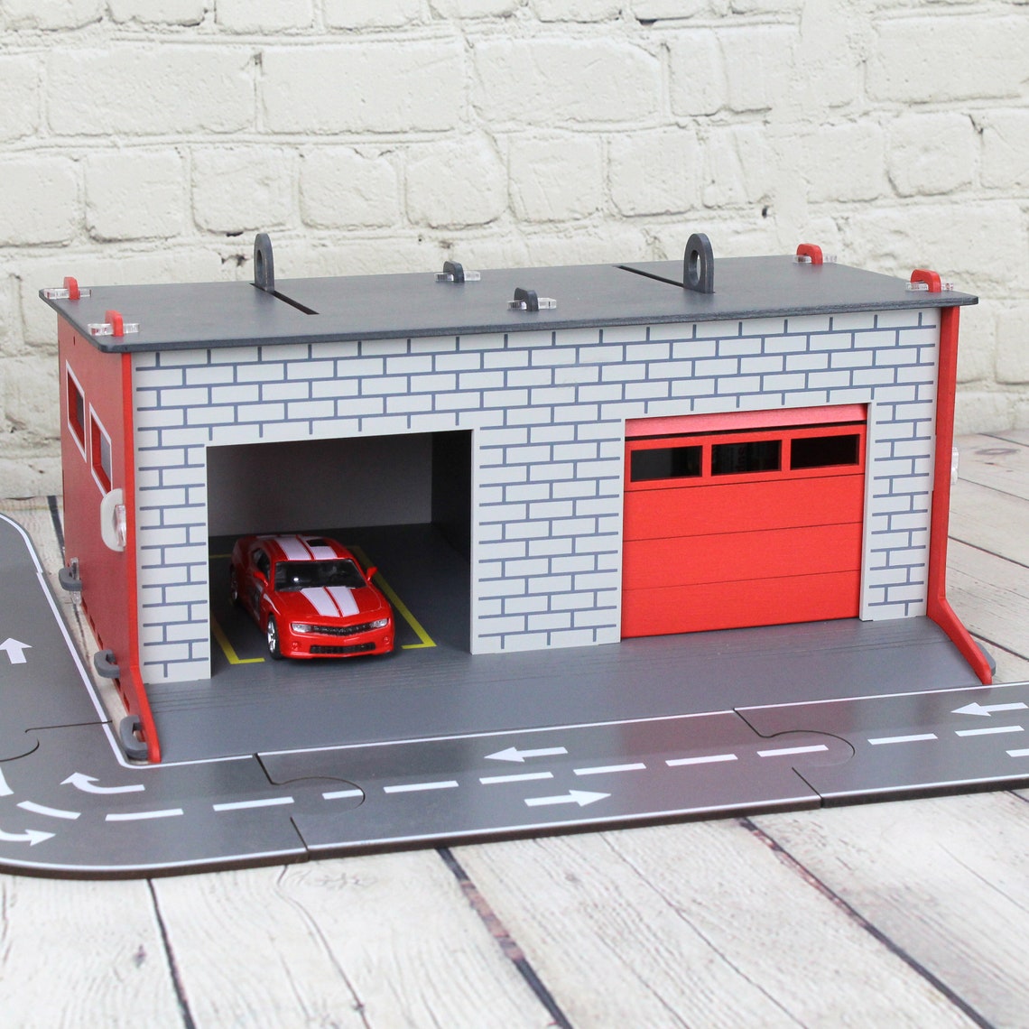 Toy Garage With Sectional Roll-up Doors and Garage Door Opener - Etsy