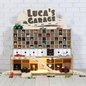 Toddler Boy Gift • Toy Garage for Boy 3 4 5 Years Old • Die Cast Toy ...