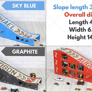Toy Car Jump Ramp: Stunt Slope & Display Rack for 1/64 Scale - Etsy