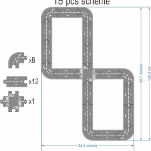 Interactive Wooden Toy Car Road Puzzle Set With Garages and Bridges - Etsy